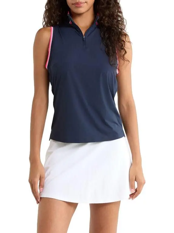 G/fore Tech Mock Neck Upf 50+ Vest - Twilight