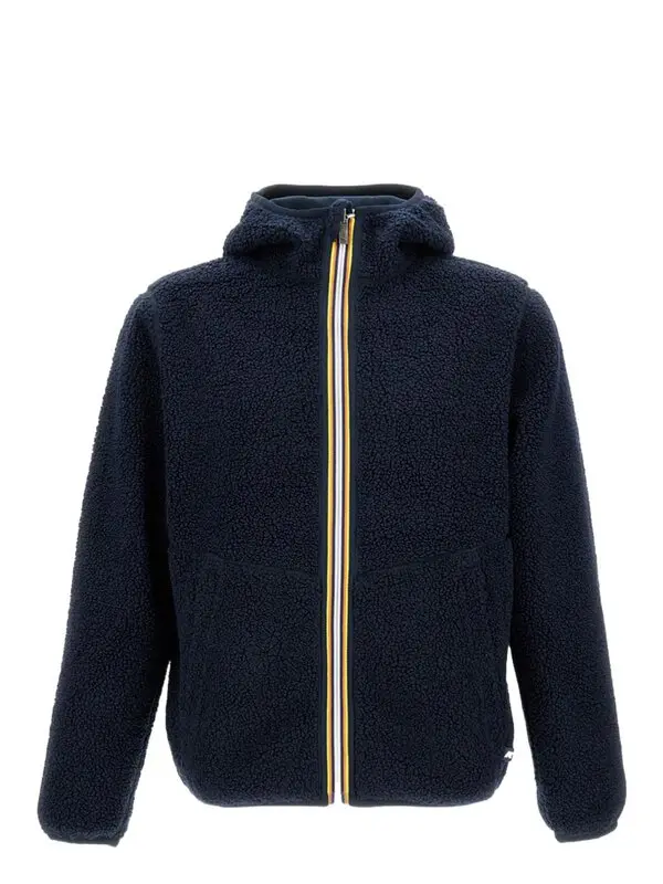 K-WAY Reversible Sherpa Fleece Jacket - Black