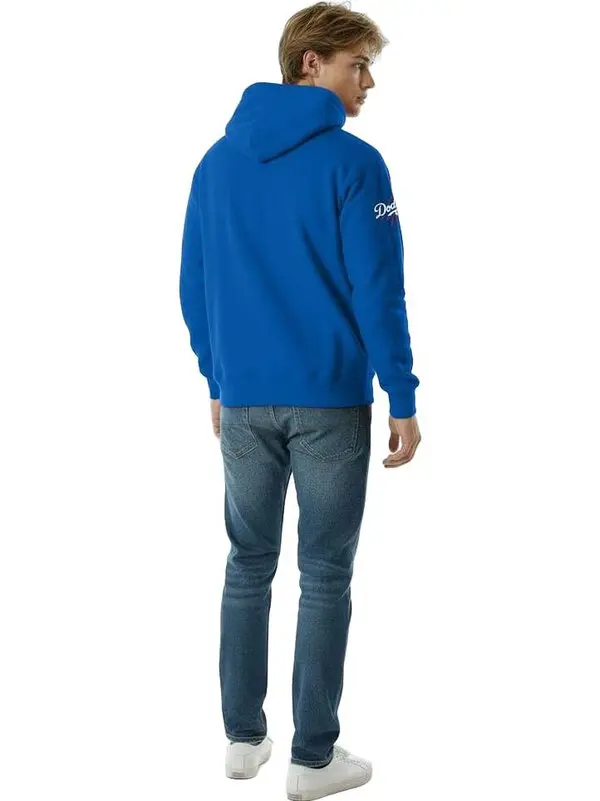 Champion Los Angeles Dodgers Reverse Weave Chenille Hoodie - Royal