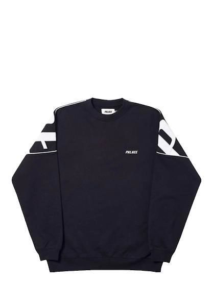 PALACE Jumbo Drop Crew - Black