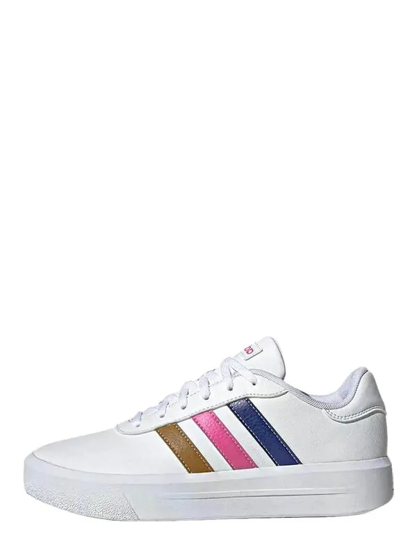 Adidas Platform Stripe Sneakers - White