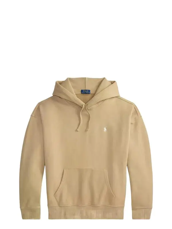 Polo Ralph Lauren Hoodie With Pony Embroidery And Logo Print - Neutrals