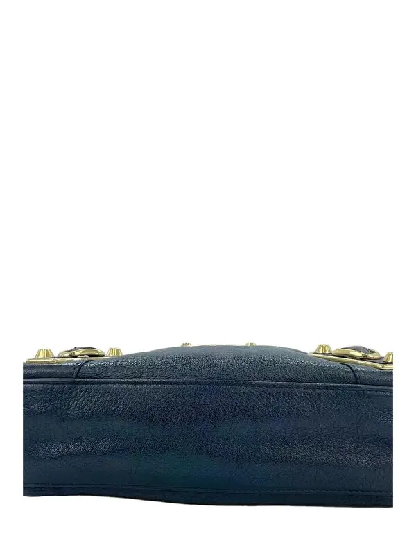 Balenciaga Metallic Edge Mini City Tote Bag - Blue
