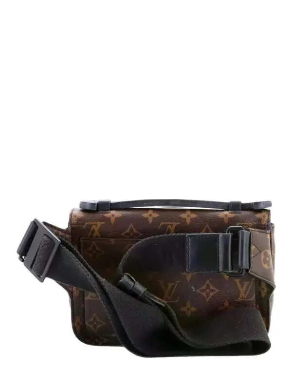 LOUIS VUITTON Monogram Canvas Lock Sling Bag - Brown