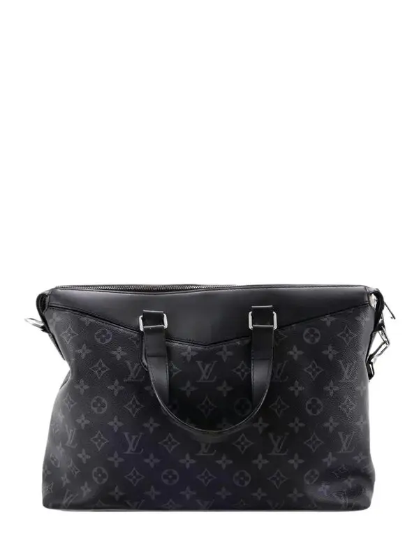 LOUIS VUITTON Explorer Briefcase Monogram Eclipse Canvas Business Bag - Black
