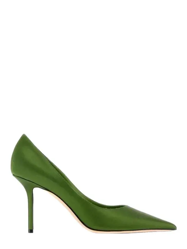 JIMMY CHOO Love 85 Satin Pumps - Green