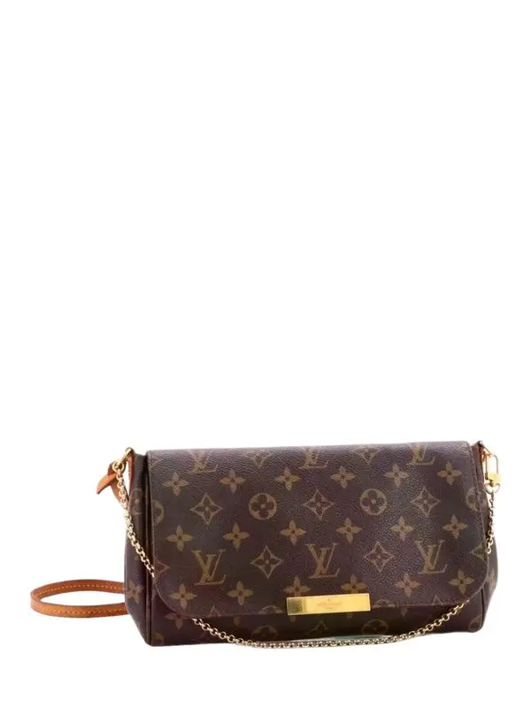 LOUIS VUITTON Favorite Handbag Monogram Canvas Mm Crossbody Bag - Brown