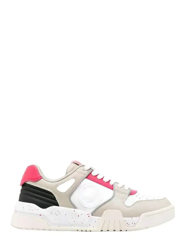 Just Cavalli Panelled Lace-up Sneakers - White