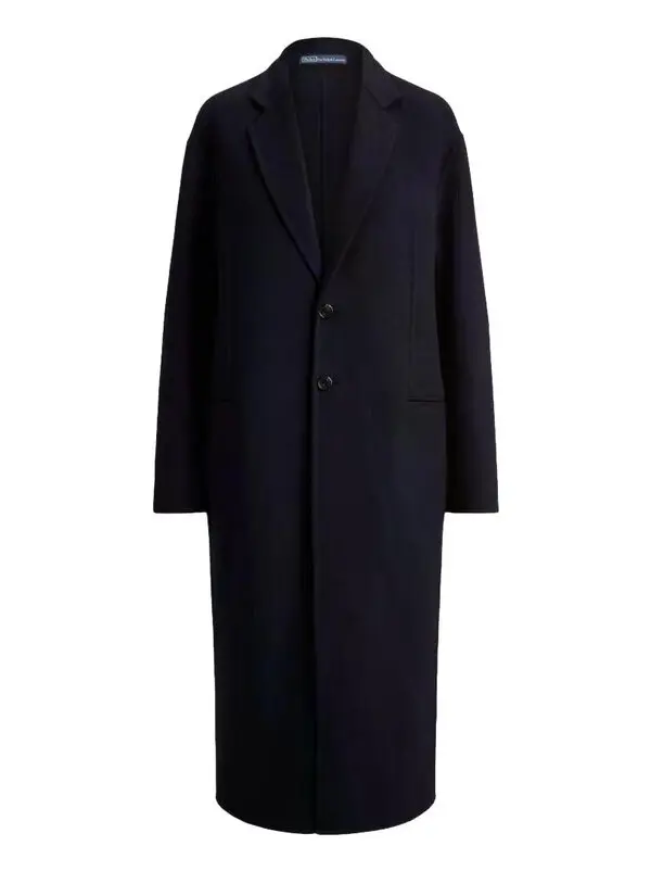 Polo Ralph Lauren Single-breasted Wool Coat - Blue