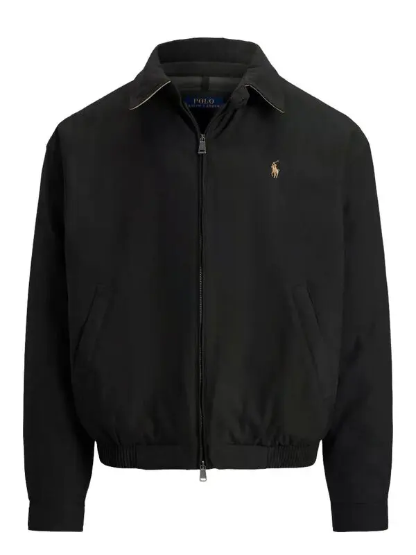 Polo Ralph Lauren Embroidered Logo Shirt Jacket - Black