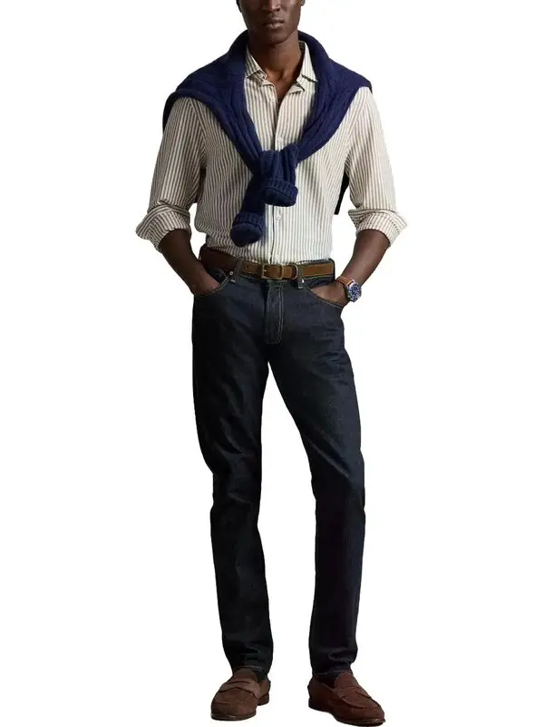 Polo Ralph Lauren Striped Oxford Shirt - Neutrals