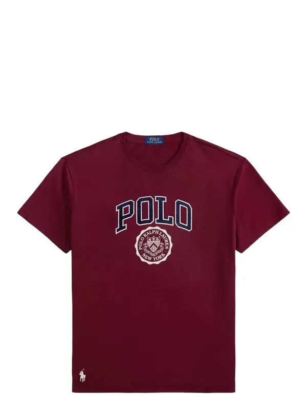 Polo Ralph Lauren Logo-print Pony-embroidered T-shirt - Red