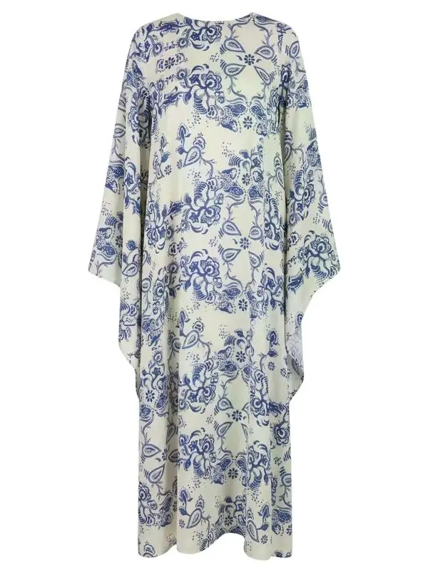 Liu Jo Scarf-print Maxi Dress - Neutrals