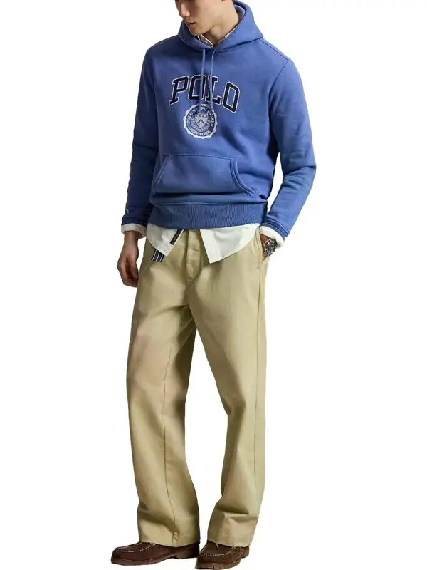 Polo Ralph Lauren Logo Detail Hoodie - Blue