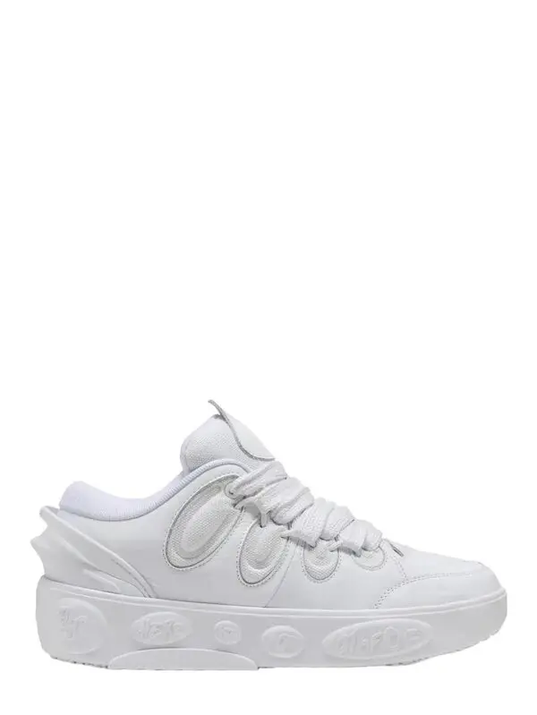 PUMA Lafrancé Logo-embossed Platform Sneakers - White
