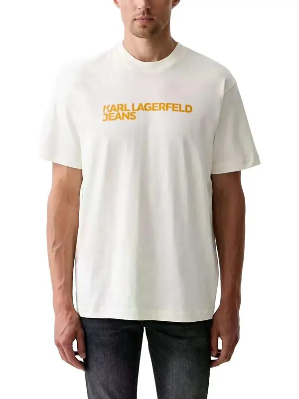 Karl Lagerfeld Logo-print Cotton T-shirt - White