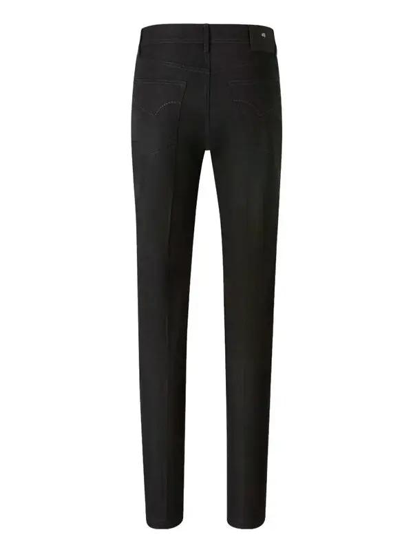 Marco Pescarolo Logo Plaque Jeans - Black