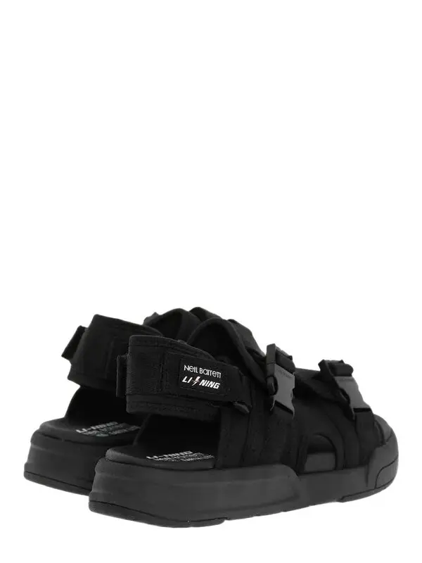 Neil Barrett X Li-ning Buckle Sandals - Black