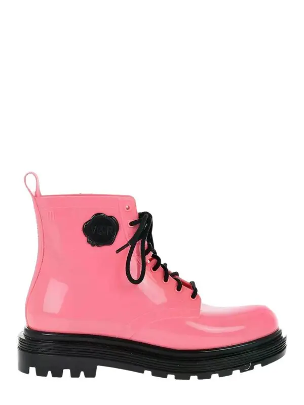 Viktor & Rolf X Melissa Lace-up Boots - Pink