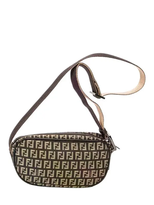 Fendi Zucca Print Shoulder Bag - Brown