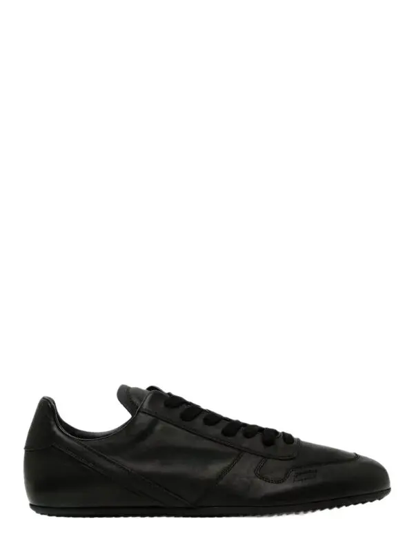 Rick Owens Panelled Lace-up Sneakers - Black