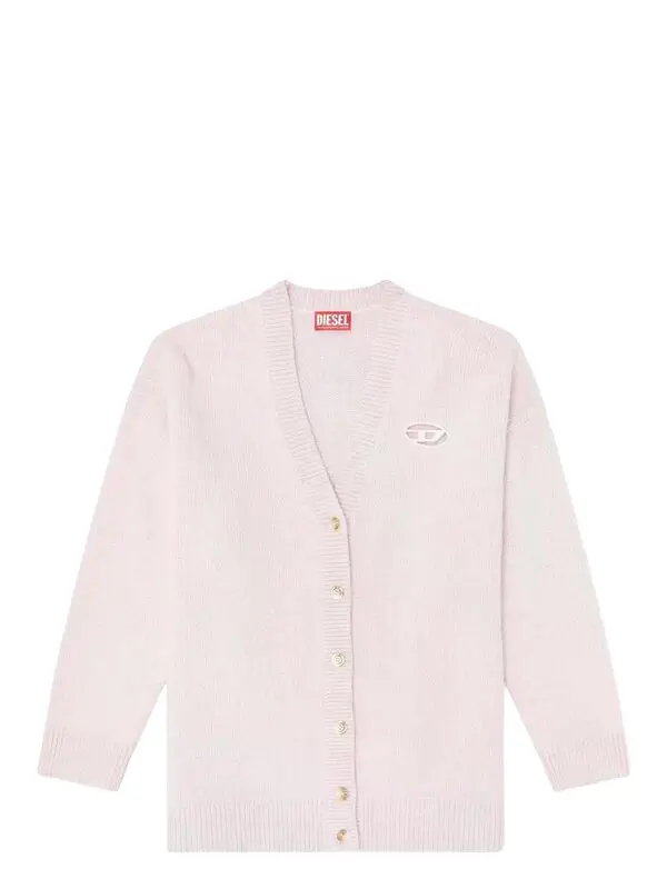 DIESEL® Wool And Alpaca Blend Cardigan - Pink