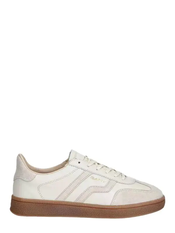 Gant Logo-embroidered Panelled Sneakers - Neutrals