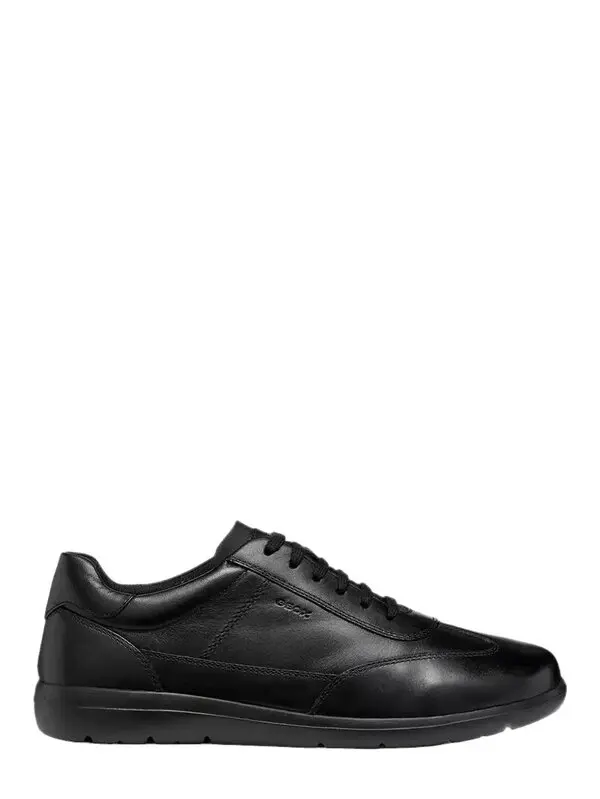 Geox Panelled Lace-up Sneakers - Black