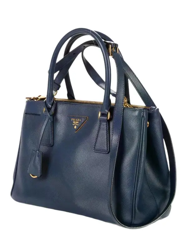 Prada Small Galleria Tote Bag - Blue