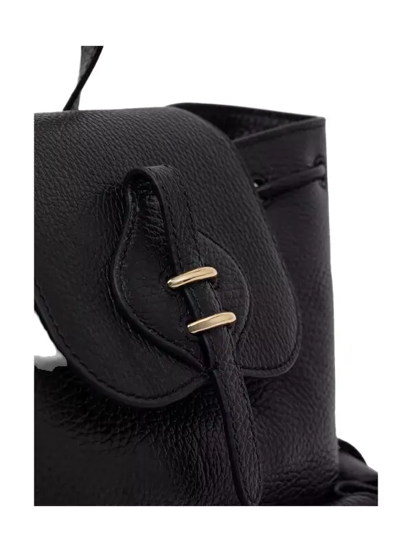 COCCINELLE Mavery Pocket Leather Backpack - Black