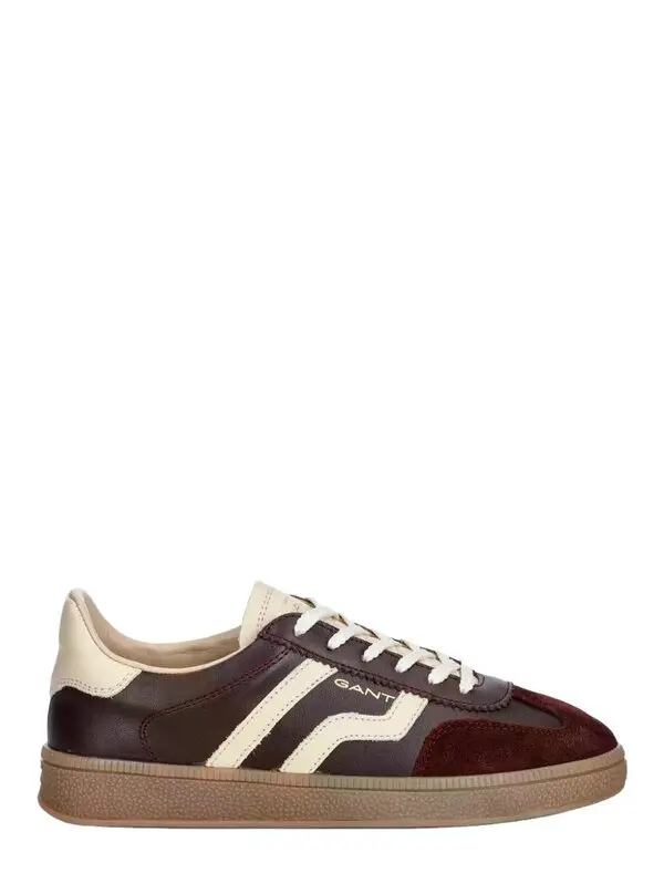 Gant Contrast Stripe Panel Sneakers - Brown