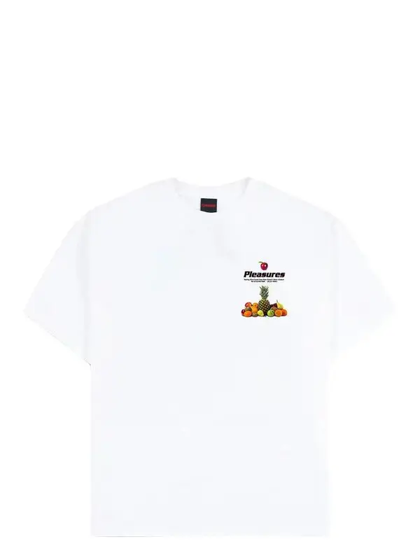 PLEASURES Delivery Graphic-print T-shirt - White