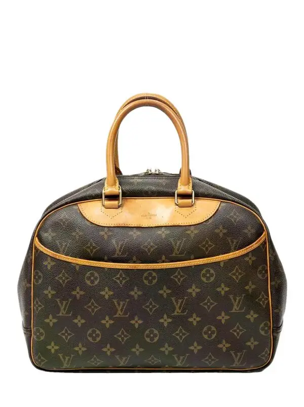 LOUIS VUITTON Monogram Canvas Deauville Tote Bag - Brown