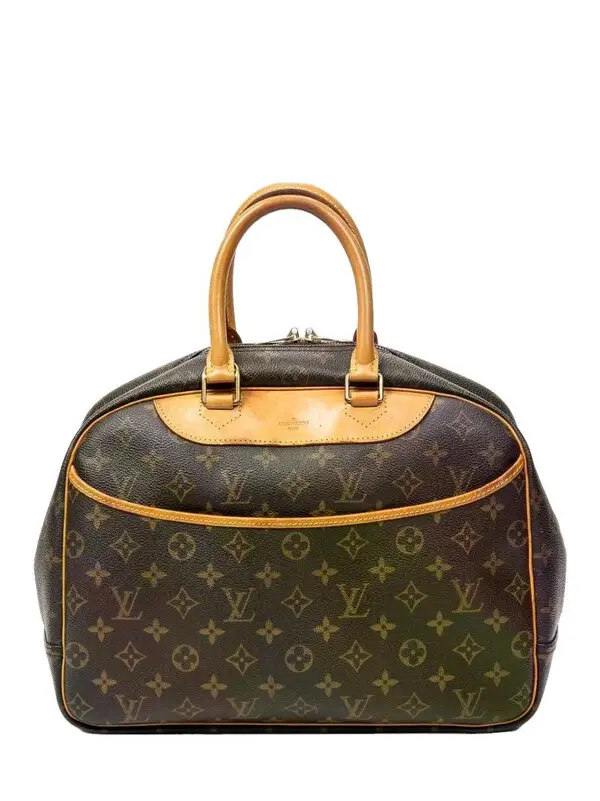LOUIS VUITTON Monogram Canvas Deauville Tote Bag - Brown