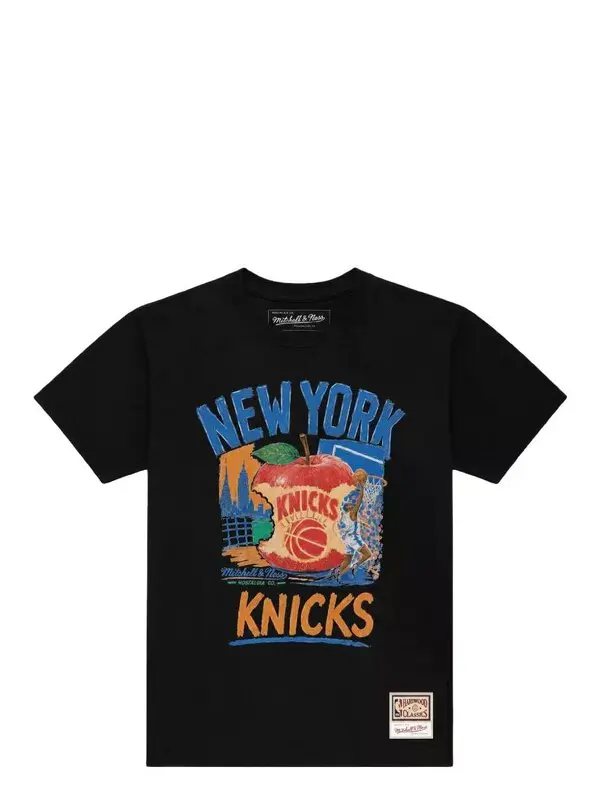 Mitchell & Ness X New York Knicks Concrete Apple T-shirt - Black