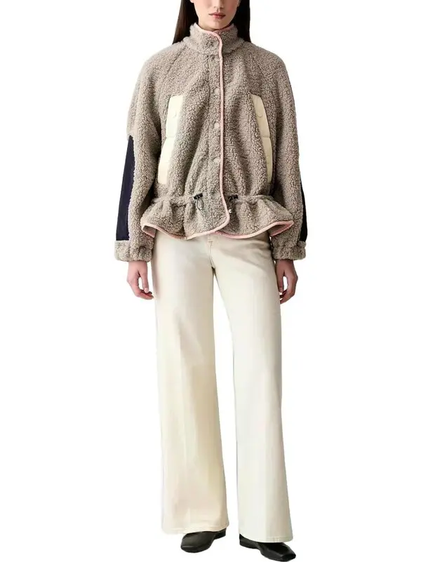 Stine Goya Dropped Shoulder Gathered Jacket - Grey