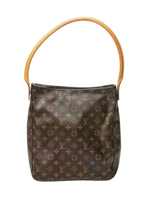 LOUIS VUITTON Looping Gm Monogram Canvas Tote Bag - Brown