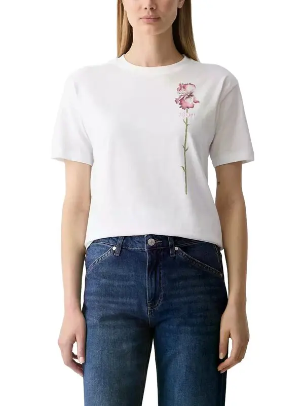 JOOP! Floral Print T-shirt - White
