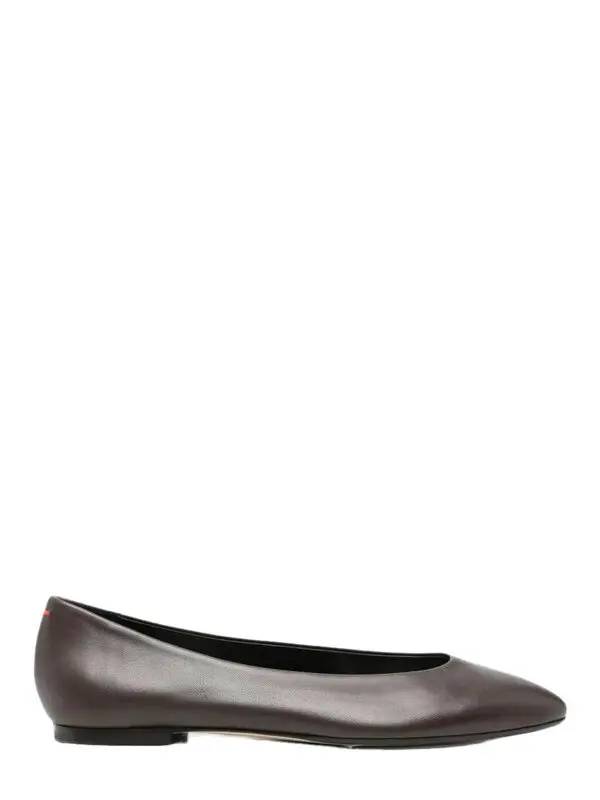 AeydĒ Pointed-toe Ballet Flats - Brown