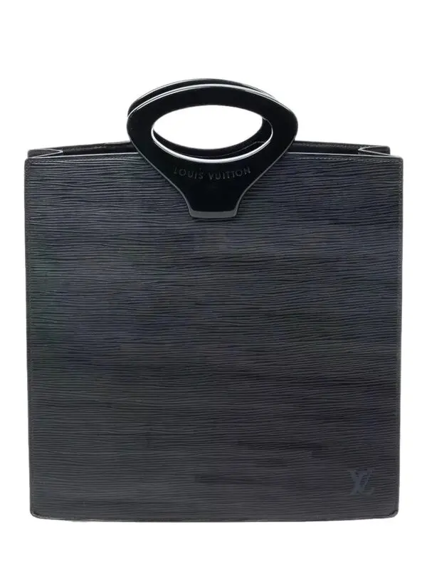 LOUIS VUITTON Ombre Epi Leather Tote Bag - Black