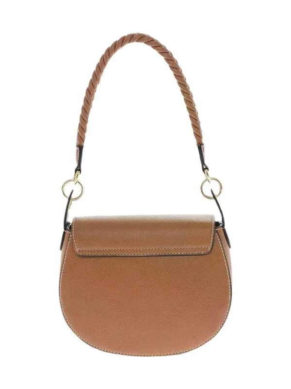 Moschino Appliqué Shoulder Bag - Brown