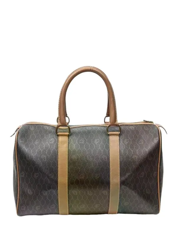 Dior Honeycomb Boston Tote Bag - Black