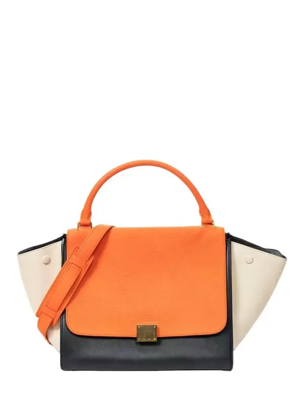 Celine Trapeze Shoulder Bag - Orange