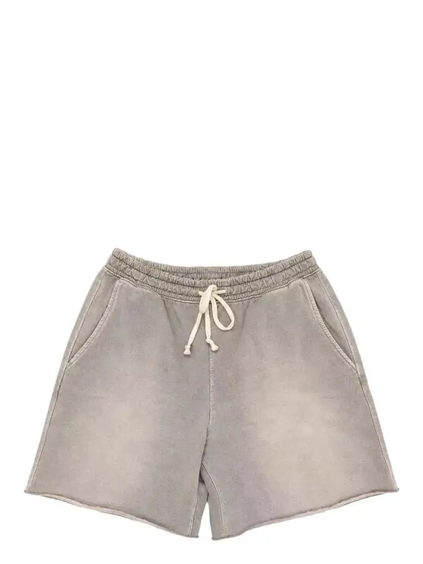 MOOJI MOOJI Drawstring Raw-cut Shorts - Grey