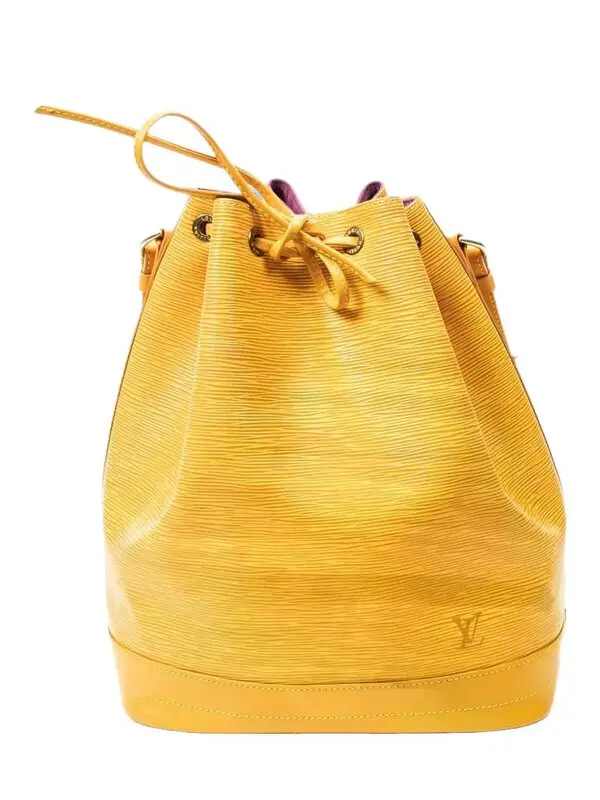 LOUIS VUITTON Noe Leather Bucket Bag - Yellow