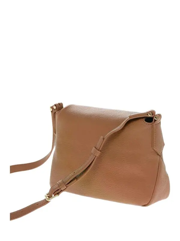 Moschino Debossed Crossbody Bag - Brown