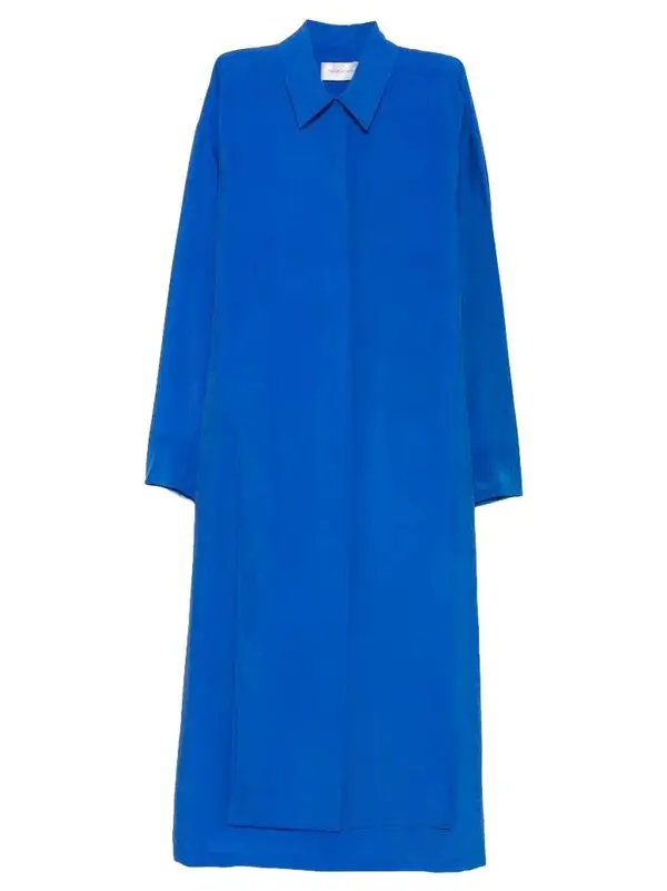 Christian Wijnants Delphi Shirt Midi Dress - Blue