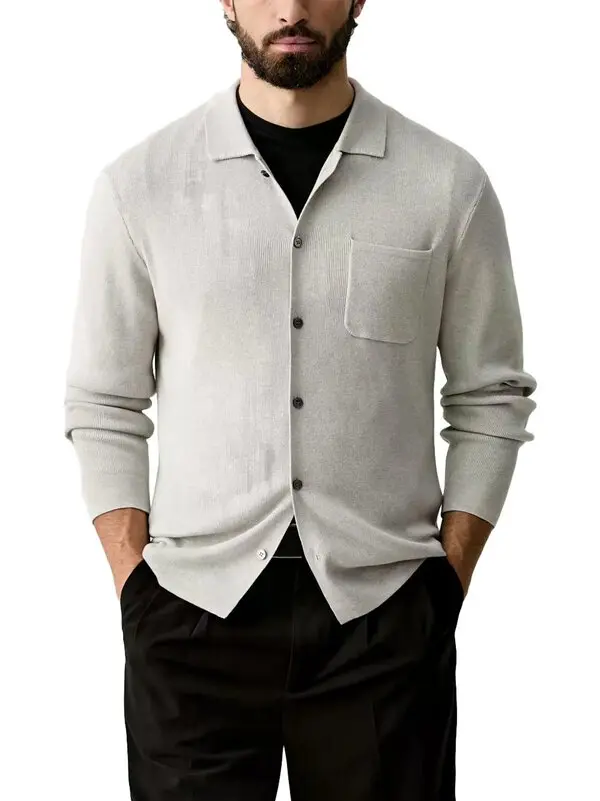 JOOP! Chest-pocket Cardigan - Grey