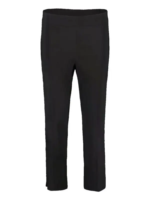 Avenue Montaigne Bridgette Side-slit Trousers - Black