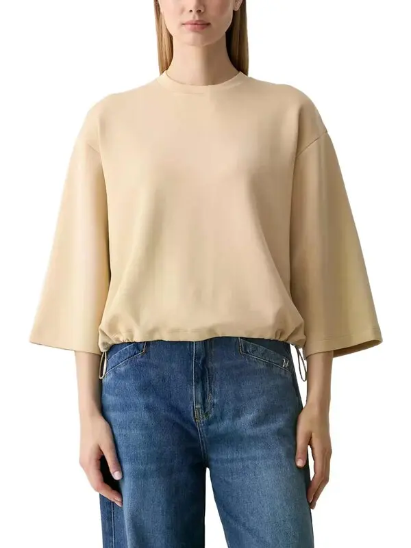 JOOP! Drawstring Hem T-shirt - Neutrals